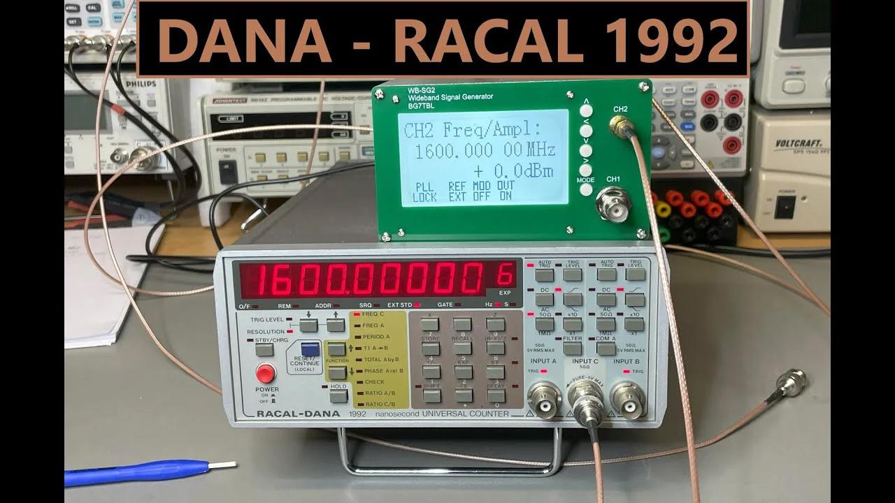 TA-0371: Racal Dana 1992 Frequency Counter 1.3 GHz - Calibration