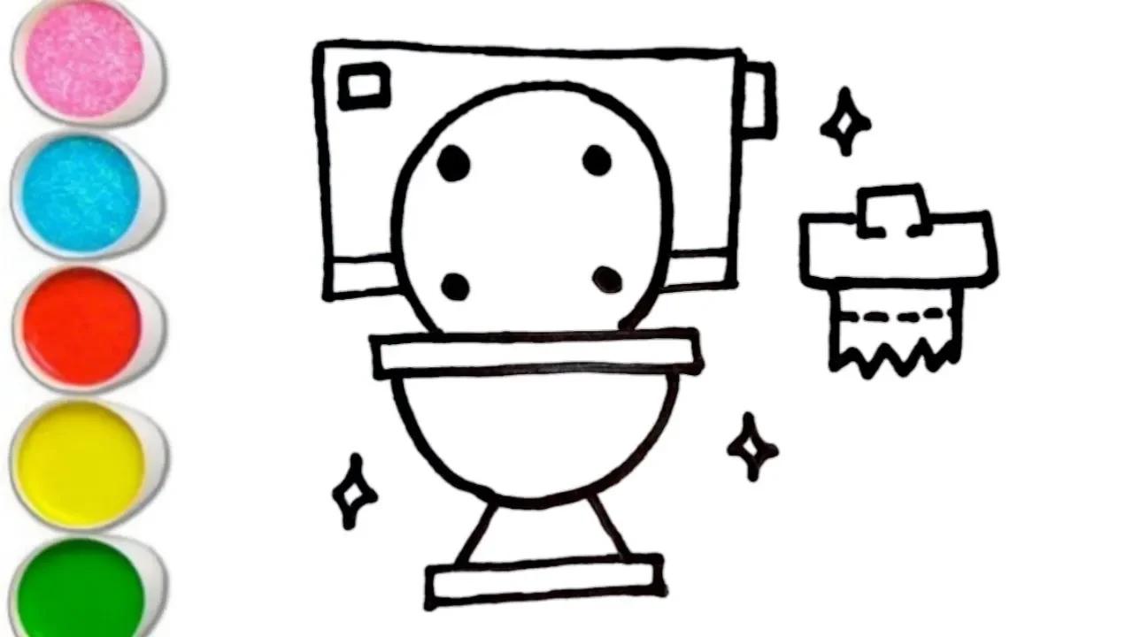 "Toilet Drawing, Painting, and Coloring for Kids: Fun and Educational ...