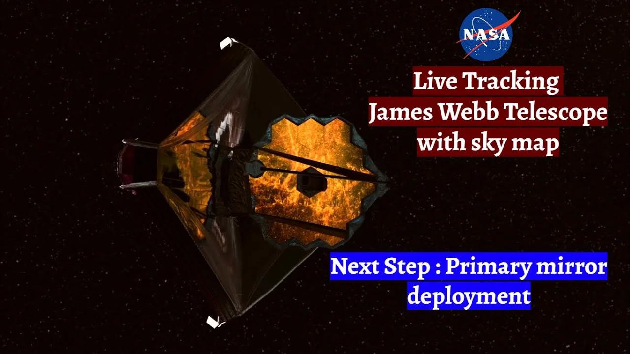 Live Tracking James Webb Space Telescope (With Sky Map)/ Where is James ...