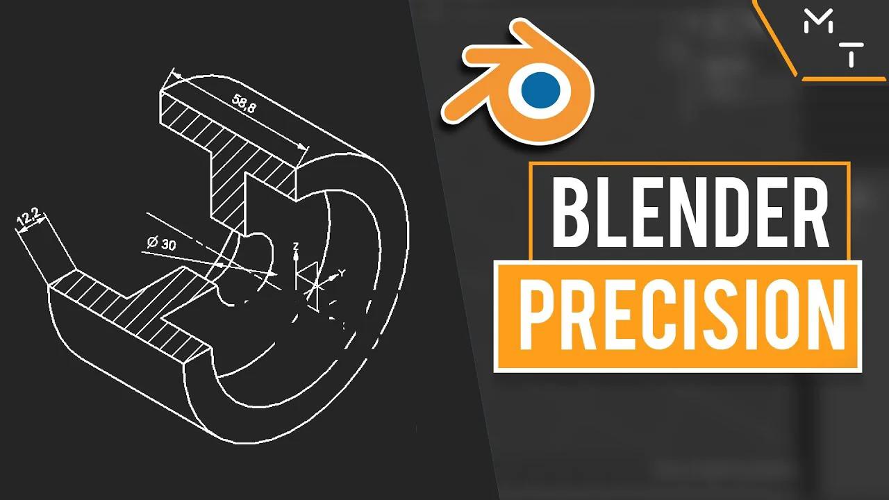 Precision Modeling In Blender 2.82 : The Basics - How To Use PDT ( Tutorial Part - 1 )
