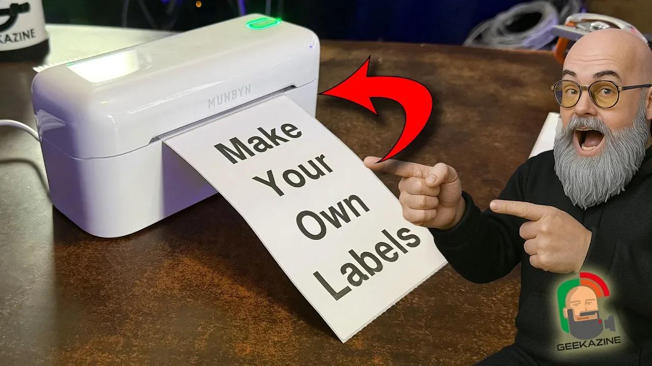 First Look: Munbyn Bluetooth Label Printer and Label Stand