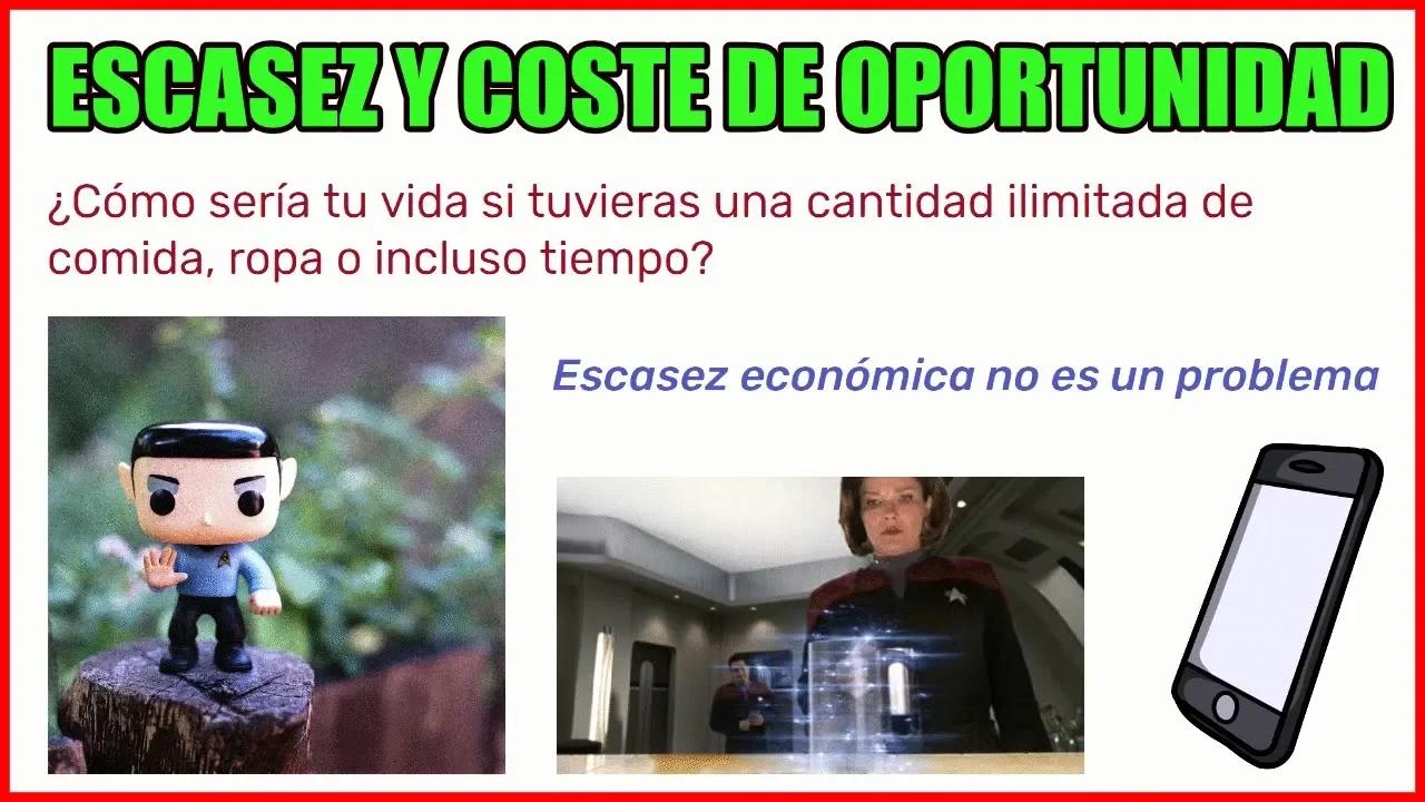 Escasez y Costo de Oportunidad 📊 | Breve explicación