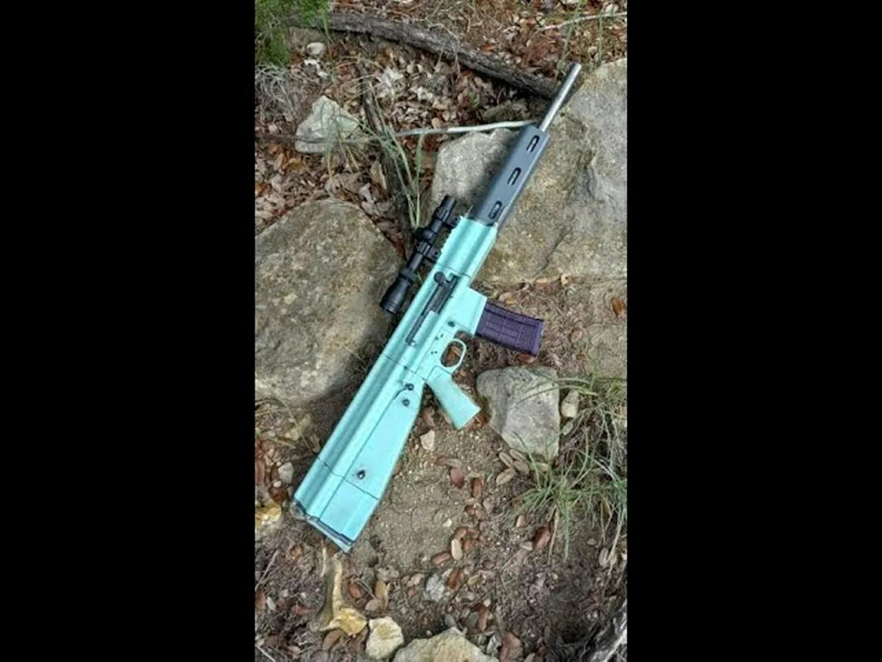 3D Printed Flywheel Delayed Rifle| Sneak Peek