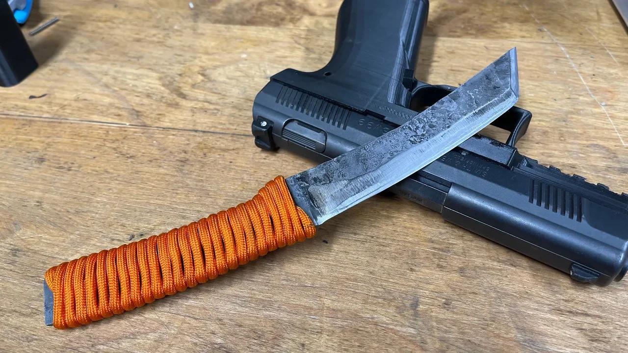 Stone Fox Forge American Tanto Knifemaking Class