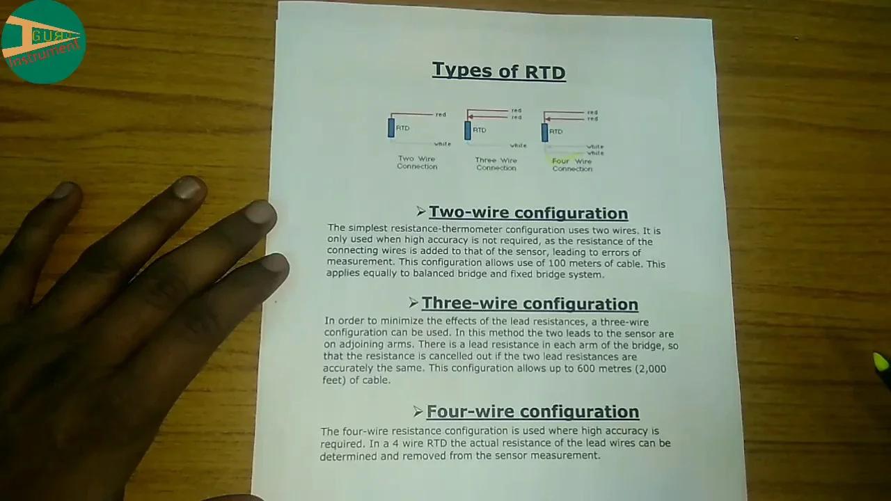 Resistance Temperature Detector RTD in Hindi | Instrument Guru