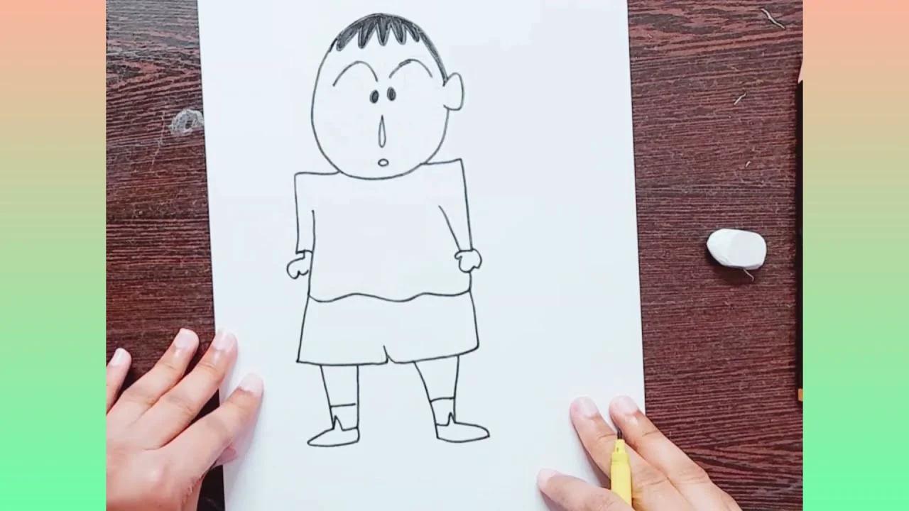 Boo Chan Drawing | #viral #boochan #drawing #shinchan #cartoon #kazama ...