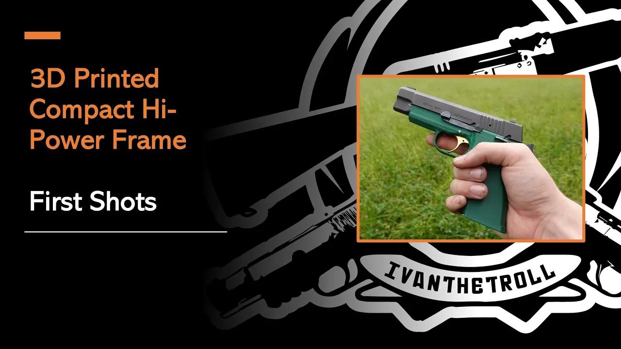 3D Printed Compact Hi-Power Frame Testing