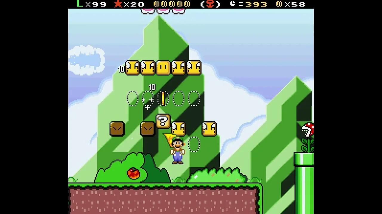 Super Mario World: The Princess Rescue 2 - Luigi's Journey! - Bush Ambush