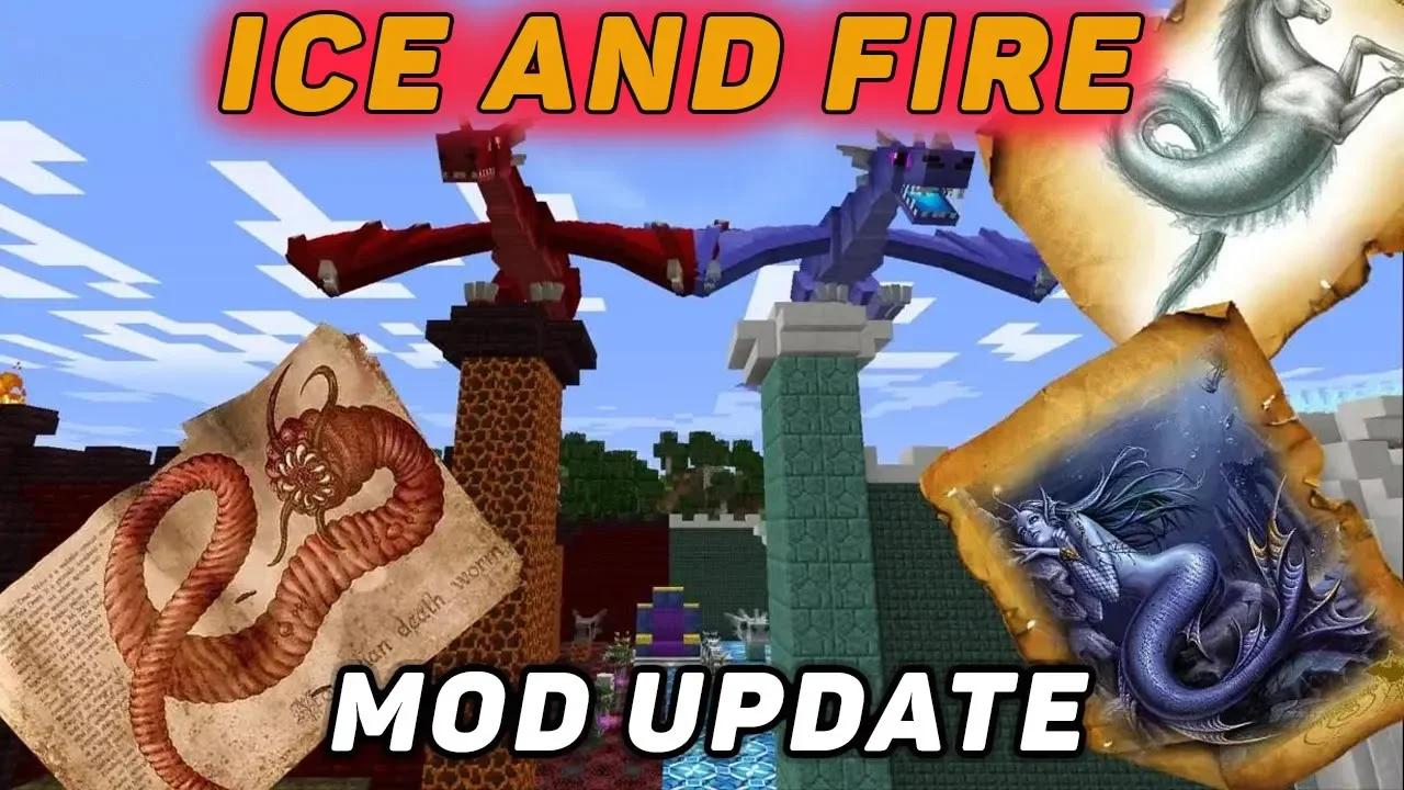 Ice and Fire mod update. Tutorial. Guide. New mythical creatures ...