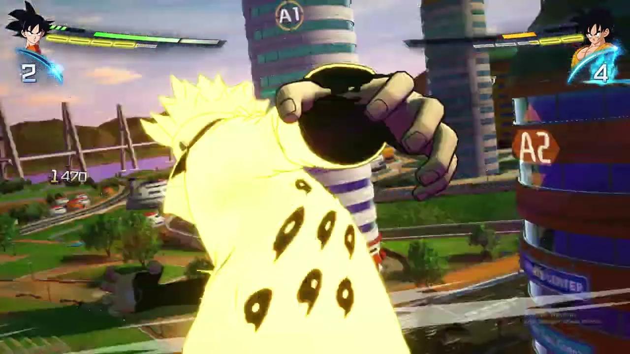 Yes, Goku beats Naruto with no arms, one leg, while blindfolded and ...