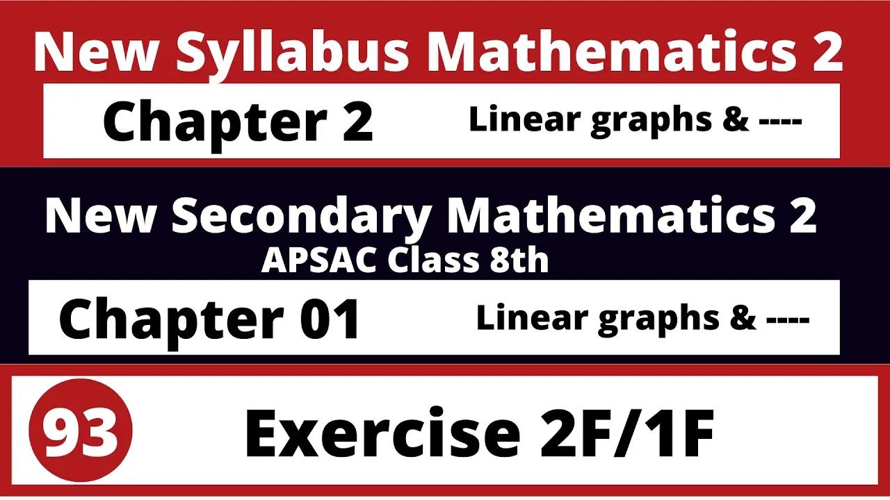 93. Oxford New Syllabus Mathematics 2 Chapter 2 | New Secondary ...