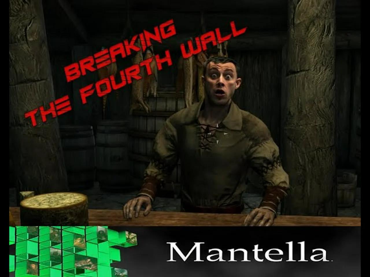 Skyrim AE - Mantella Mod - AI - Breaking the fourth wall :P