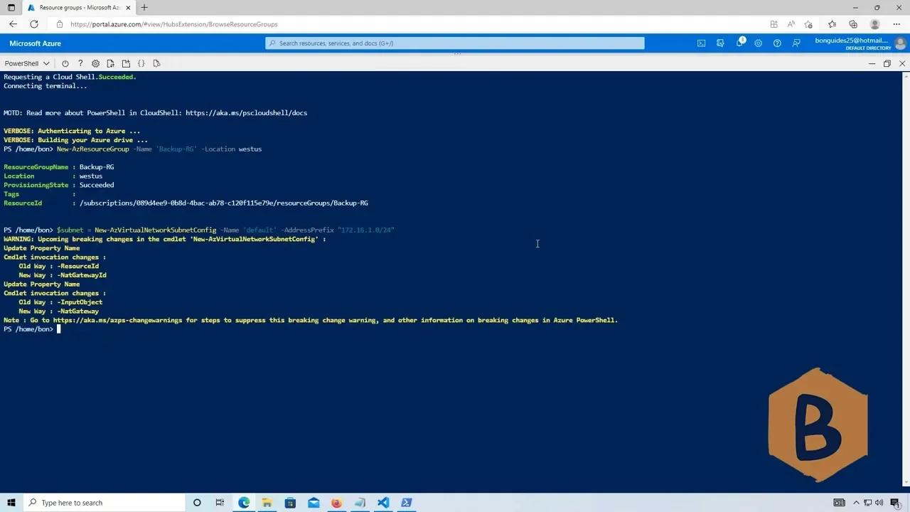 How To Create A Azure Vnet And Subnet Using Powershell 