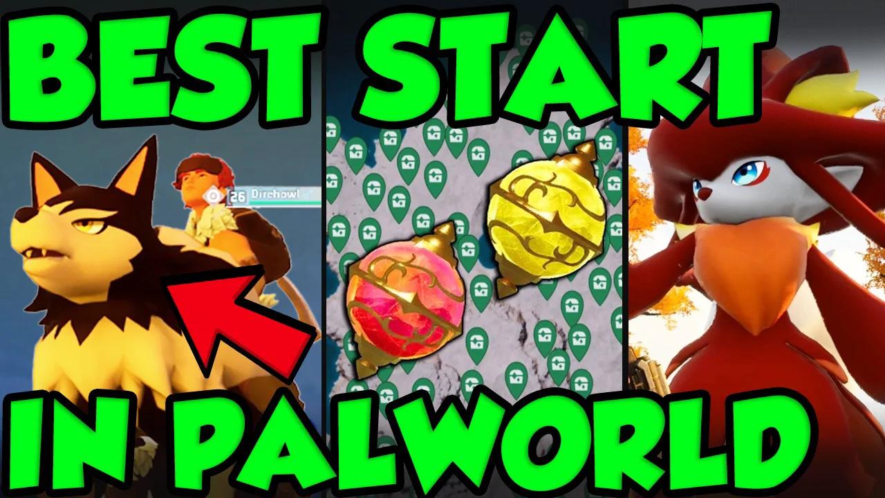 BEST POSSIBLE START IN PALWORLD - Ultimate Palworld Walkthrough #1