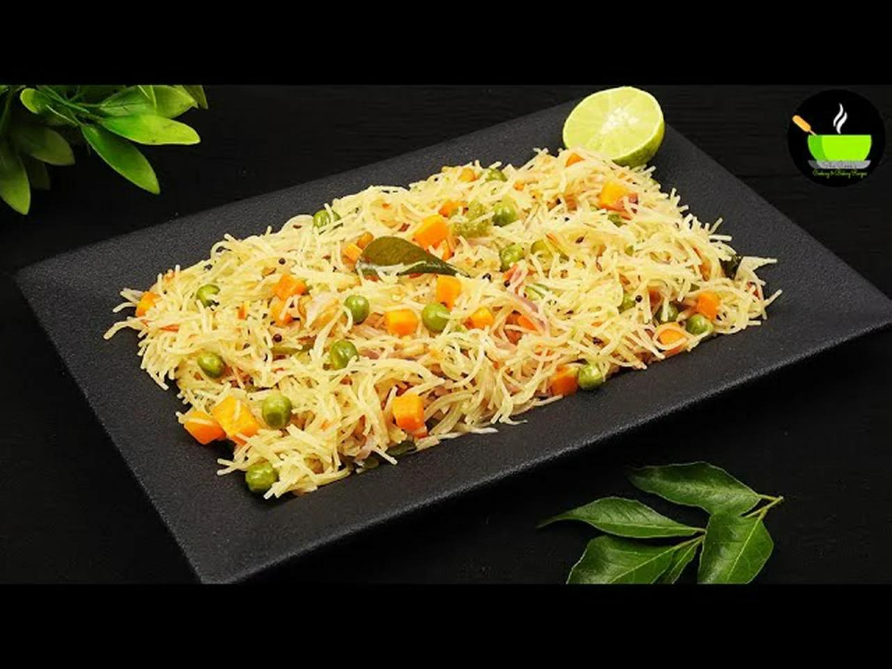 Semiya Upma Recipe | Vermicelli Upma Recipe | Quick & Easy Breakfast ...