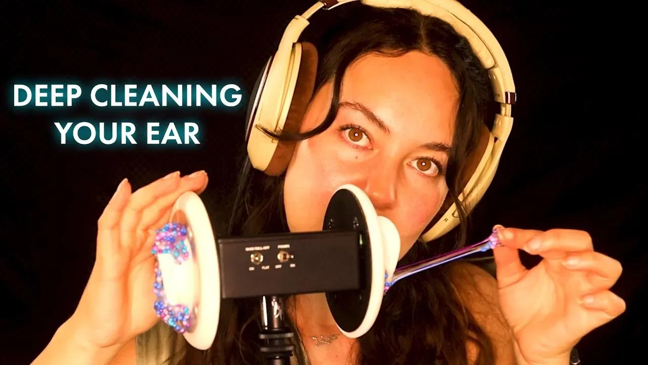ASMR Tingly Ear Cleaning, 3Dio Soft & Gentle Whispers w/ Anna Ultra Relaxing