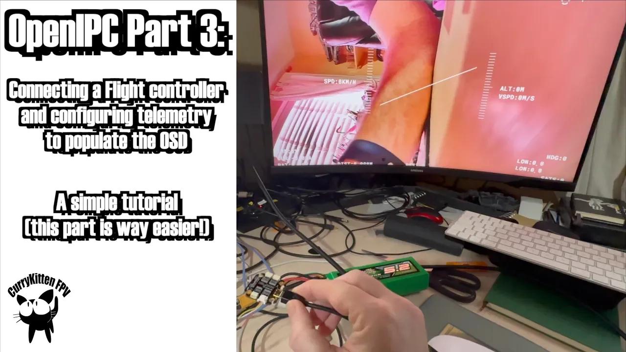 OpenIPC Build part 3: Connecting up a Flight controller and configuring telemetry for the OSD