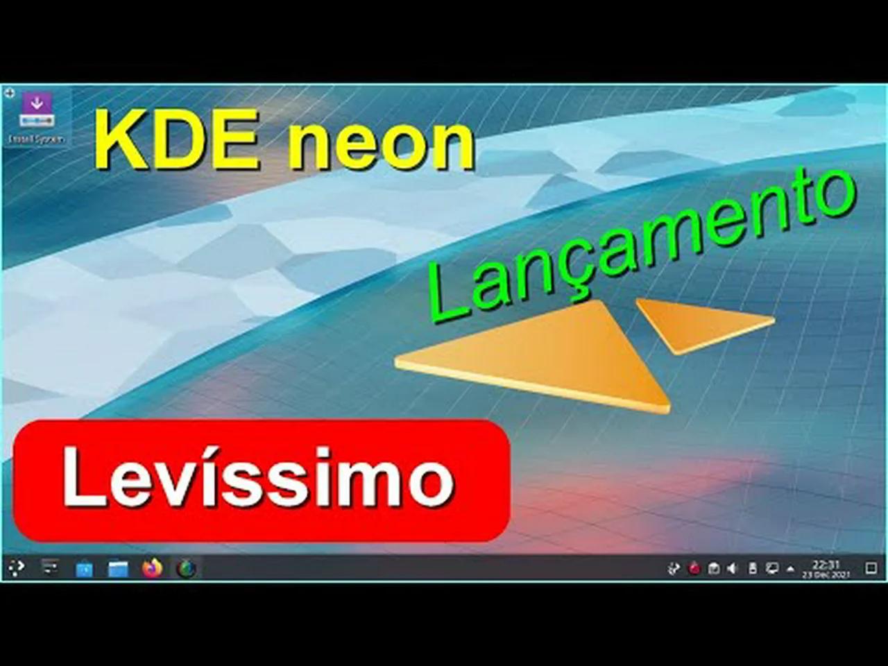 KDE neon distro linux baseada no Ubuntu LTS. Ambiente muito leve. Ideal ...