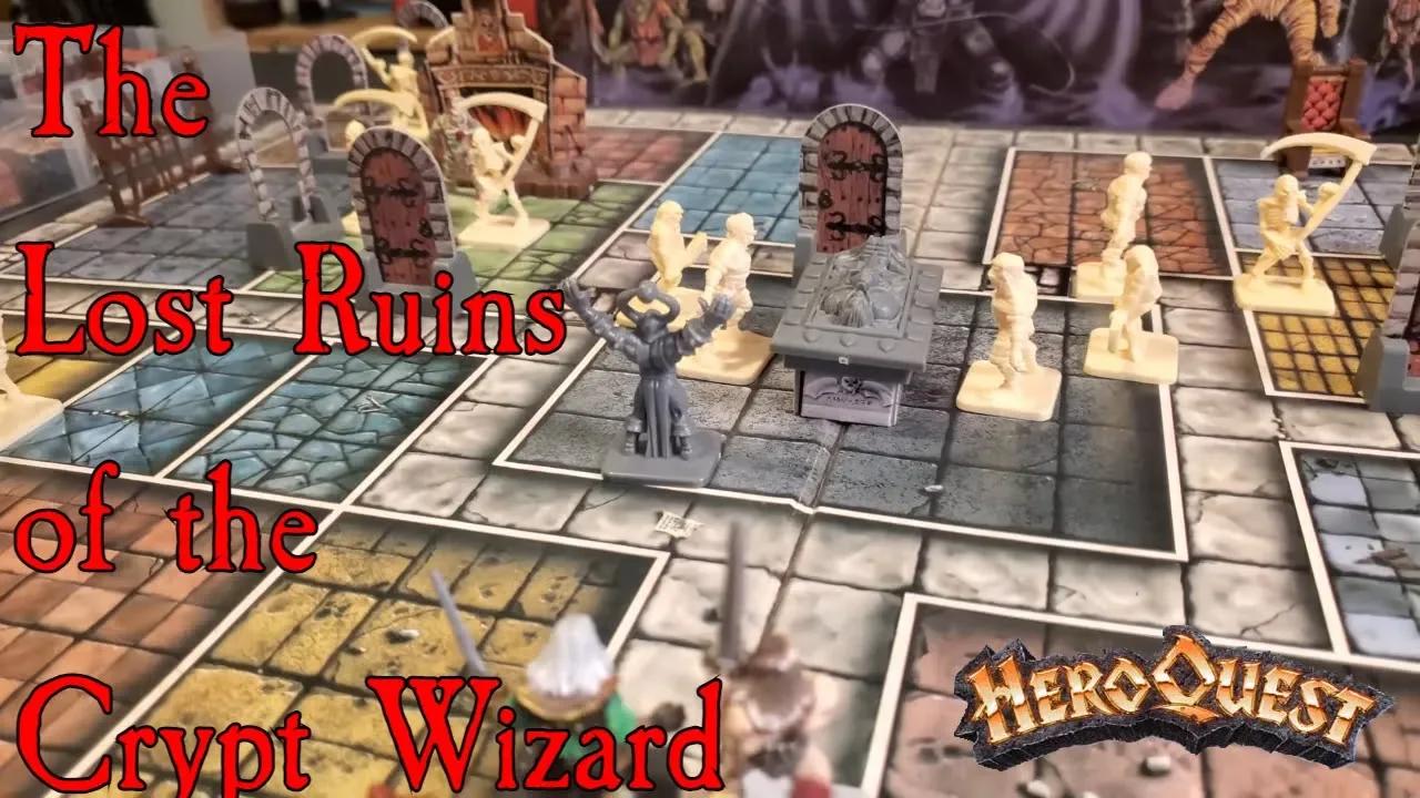 The Lost Ruins of the Crypt Wizard (HeroQuest Quest Jam 2023 Submission)