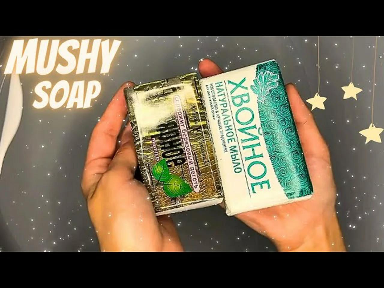 ASMR 🧡💙 CREAMY SOAP 🔥MUSHY SOAP and SPONGE 💦 | SOAKED SOAP 😋 SUPER SATIFYING ASMR VIDEO 💝