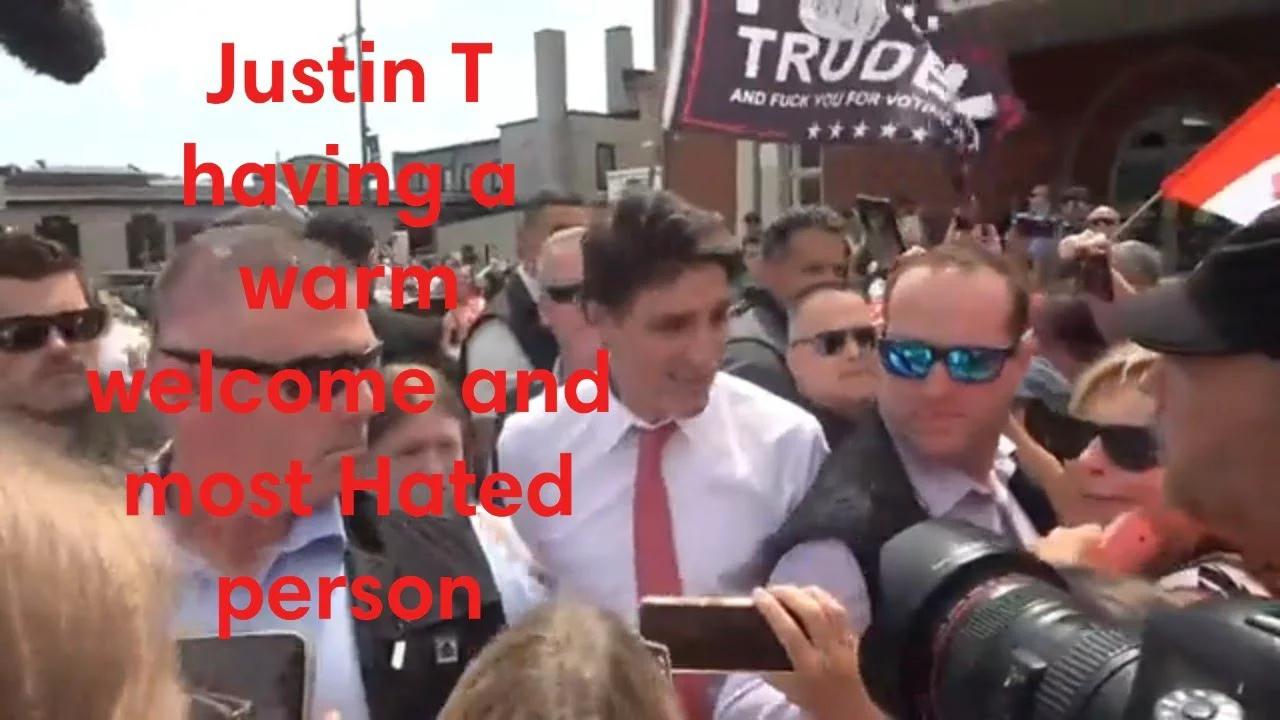 Justin Trudeau Getting the warm welcome Belleville