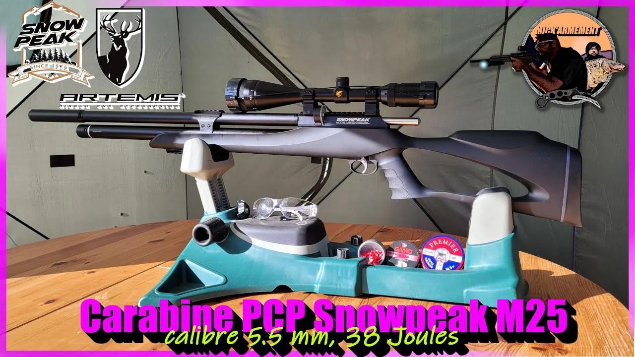 Carabine PCP Snowpeak M25 calibre 5.5 mm Une véritable bête de précision ! Cat.C