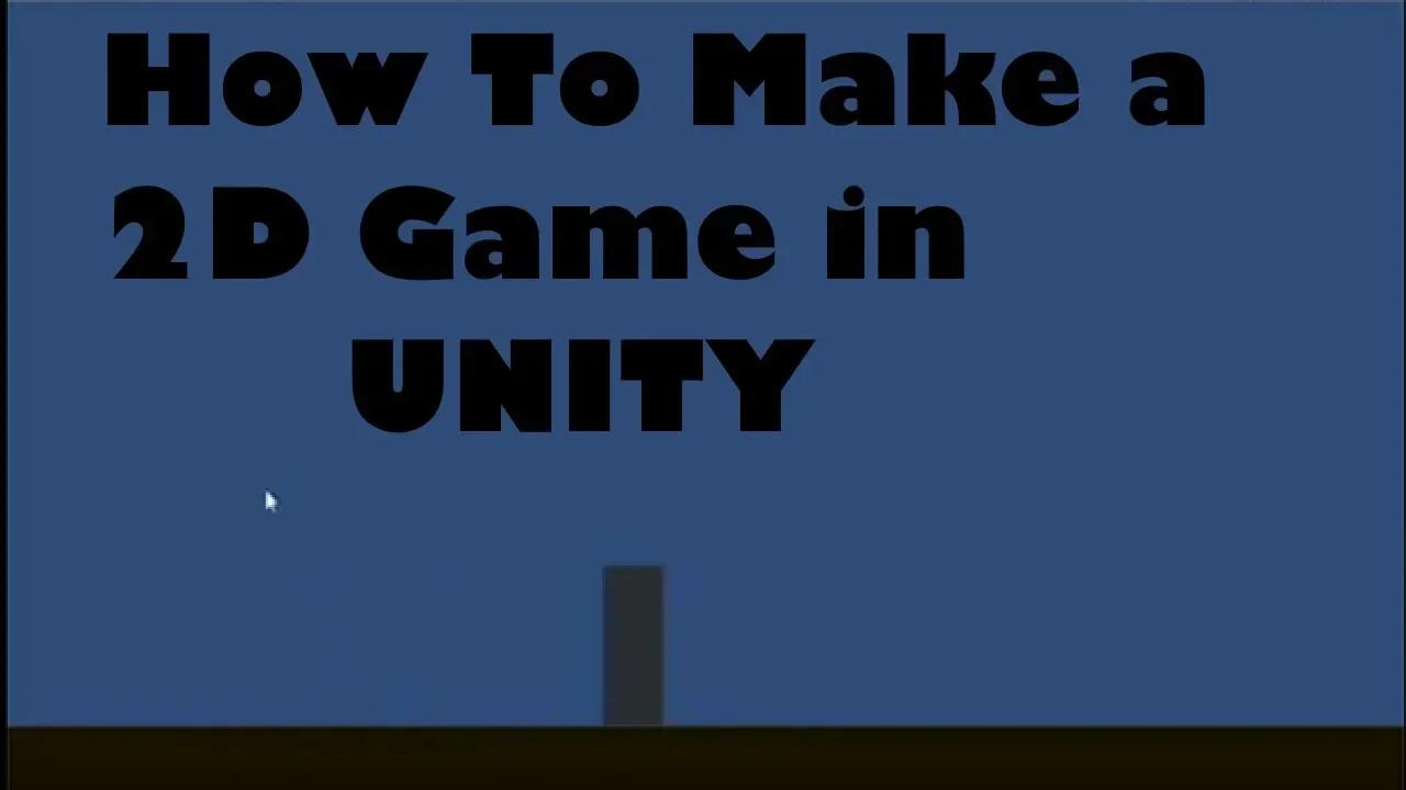 How To Make a 2D Game in Unity | Ep 1 Player Controller