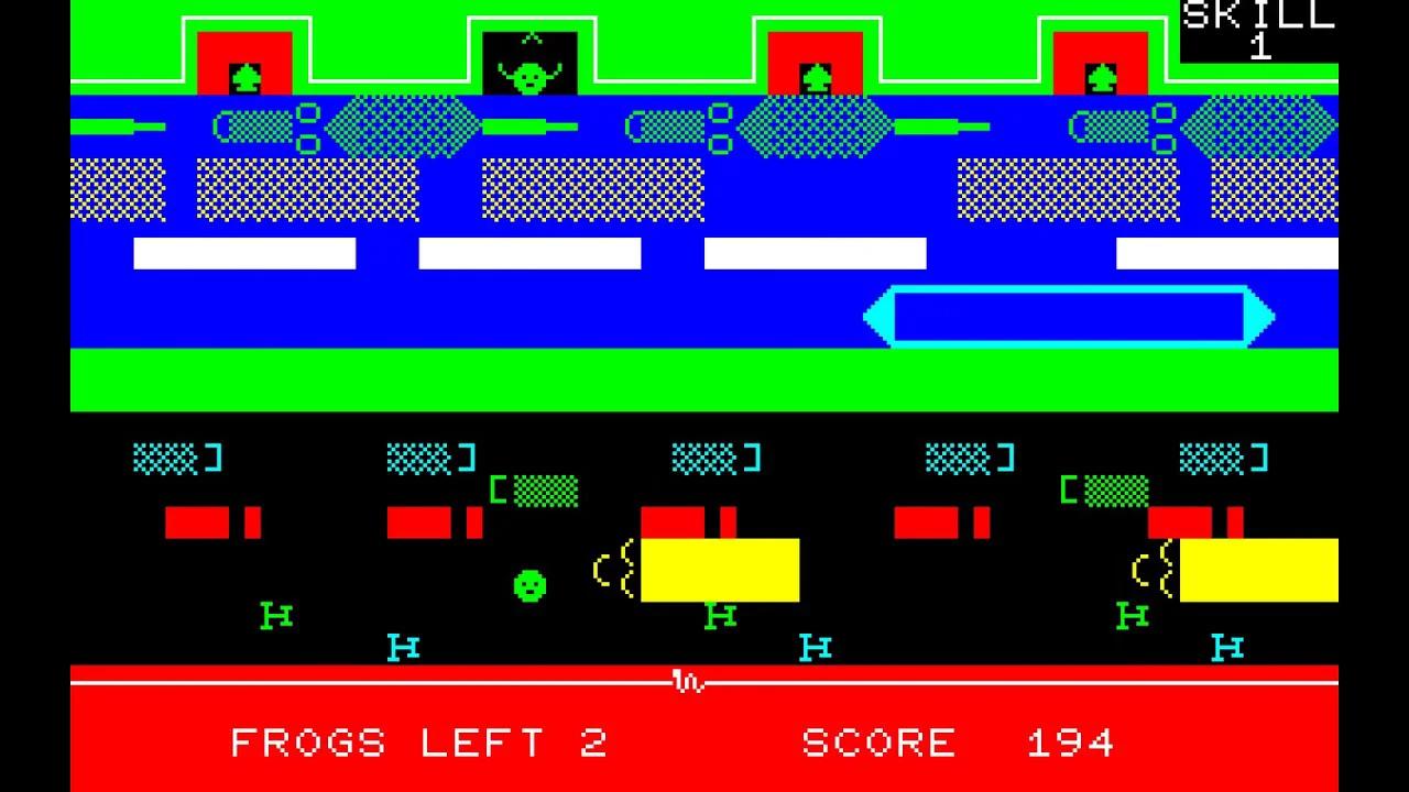 Sharp MZ-700 Game: Frogger (1982)