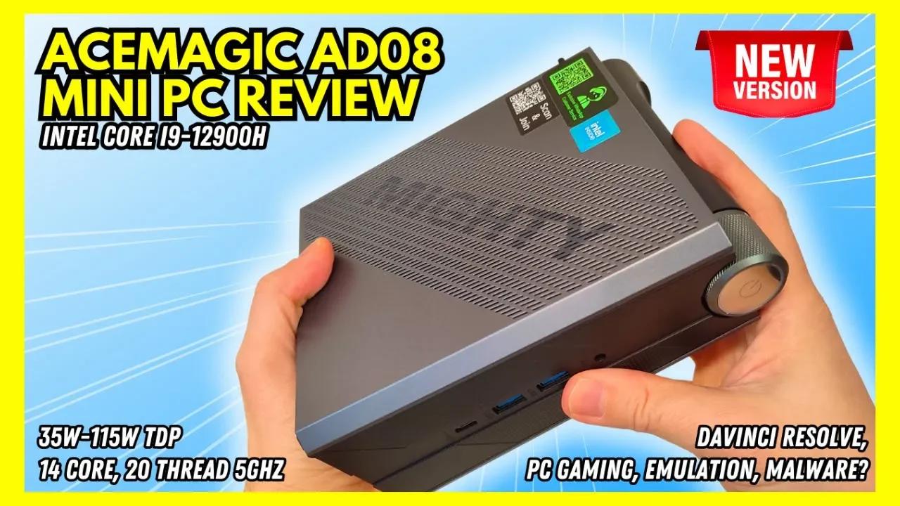 NEW ACEMAGIC AD08: An HONEST Review 🎮 [Intel Core i9-12900H]