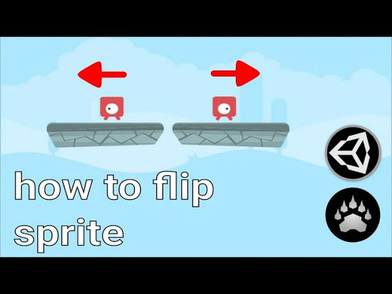 how to flip sprite in unity