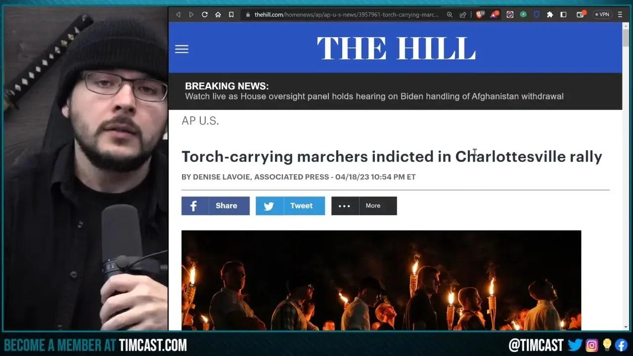 Charlottesville Tiki Torch Marchers CRIMINALLY CHARGED For Intimidation