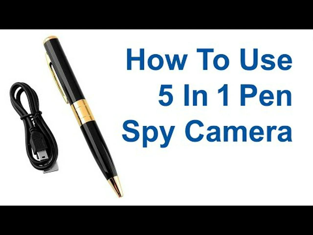 How To Use 5 In 1 Pen Spy Camera
