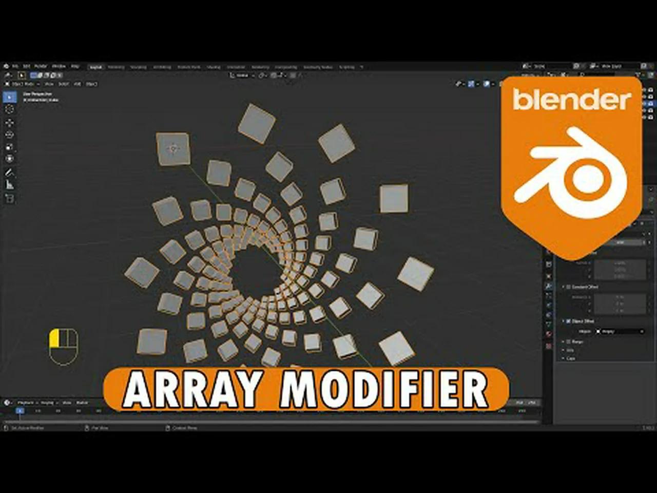 Blender Array Modifier Nasil Kullanilir Blender Array Modifier TÜrkÇe 6481