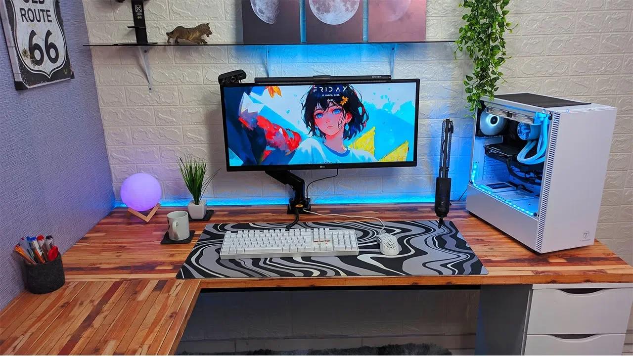Meu SETUP GAMER Preto e branco | atualizado março 2023!