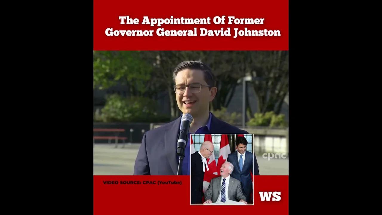 Prime Minister Justin Trudeau's appointment of former governor general ...