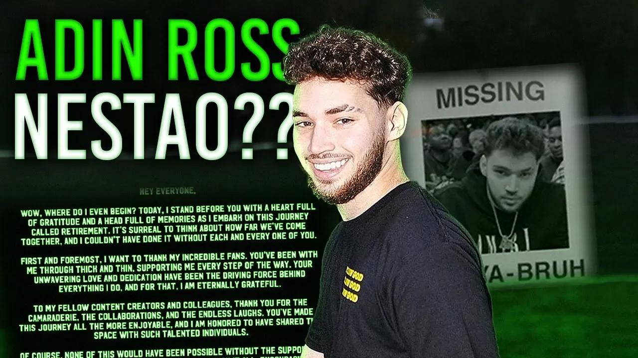 POZNATI STRIMER "ADIN ROSS" NESTAO??
