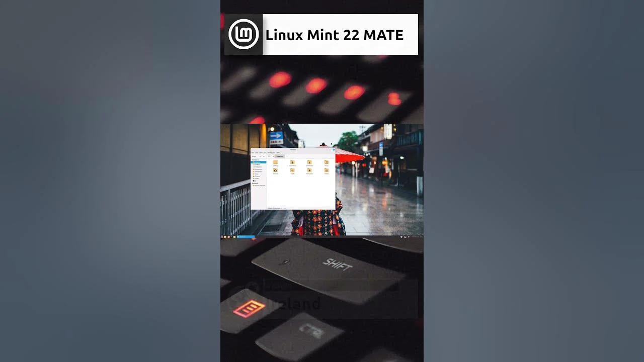 Linux Mint 22 “Wilma” MATE Quick Overview #shorts