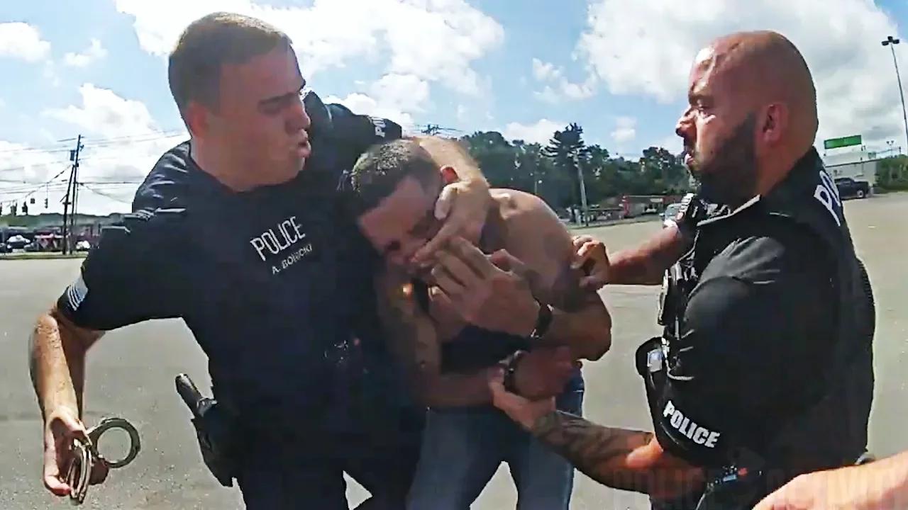 Bodycam Shows Car Theft Suspect Repeatedly Reach For Officer S Gun