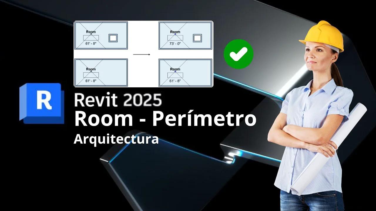 REVIT 2025: HABITACIONES - PERÍMETRO ACTUALIZADO 👨‍🏫🙌