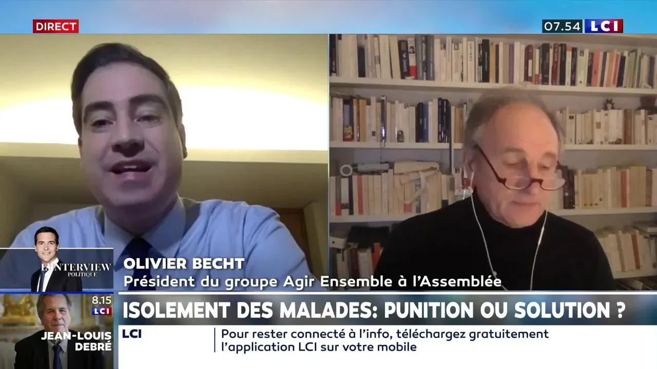 Le Dr Jean Paul Hamon face au député Olivier Becht sur l'isolement des ...