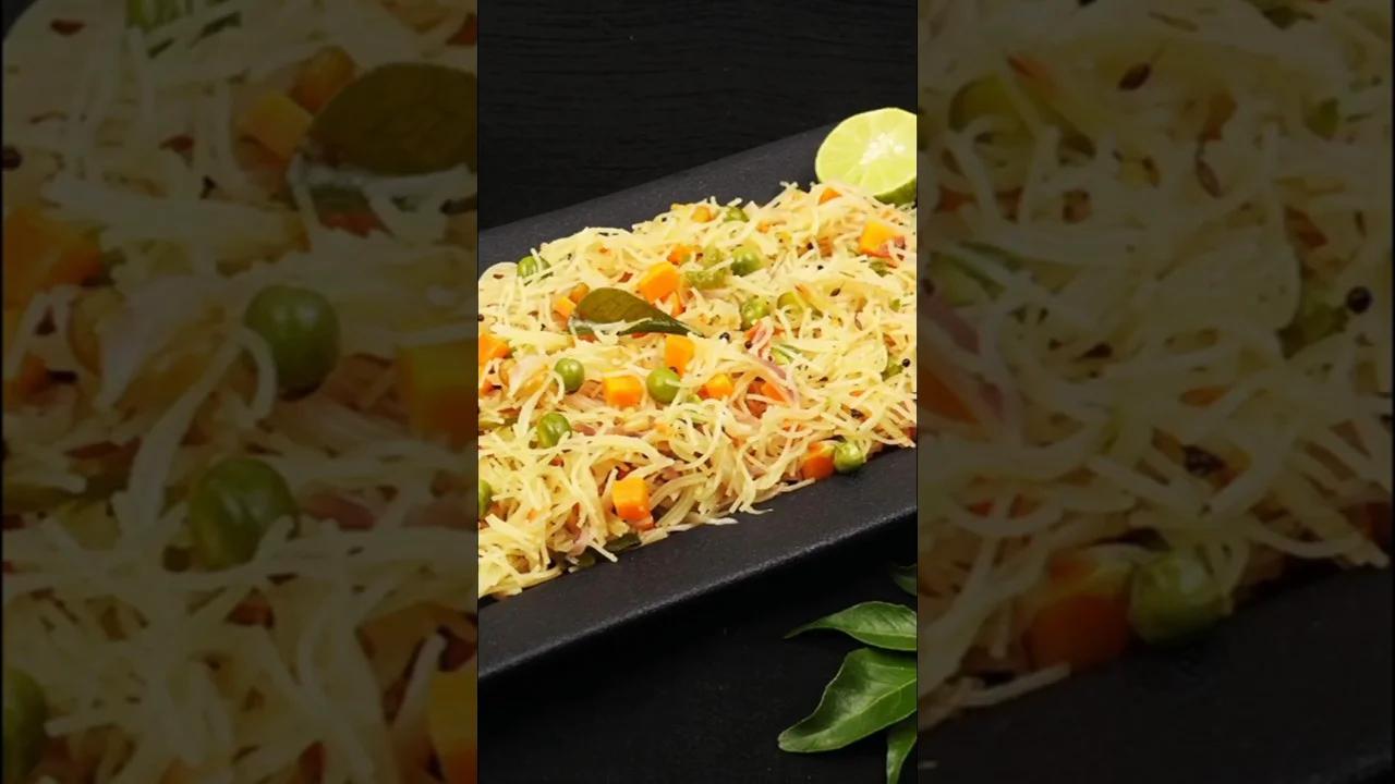 Semiya Upma Recipe | Vermicelli Upma Recipe | Quick & Easy Breakfast ...