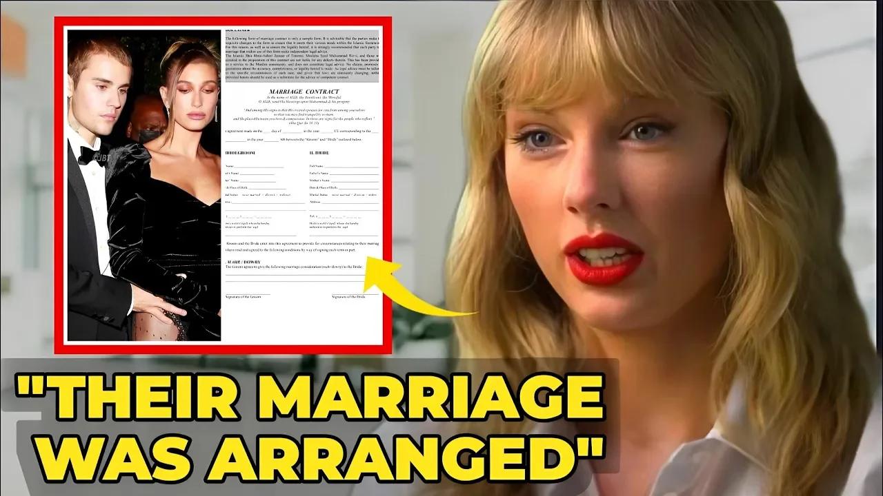 Taylor Swift reveals the reason why Justin Bieber and Hailey Bieber's ...