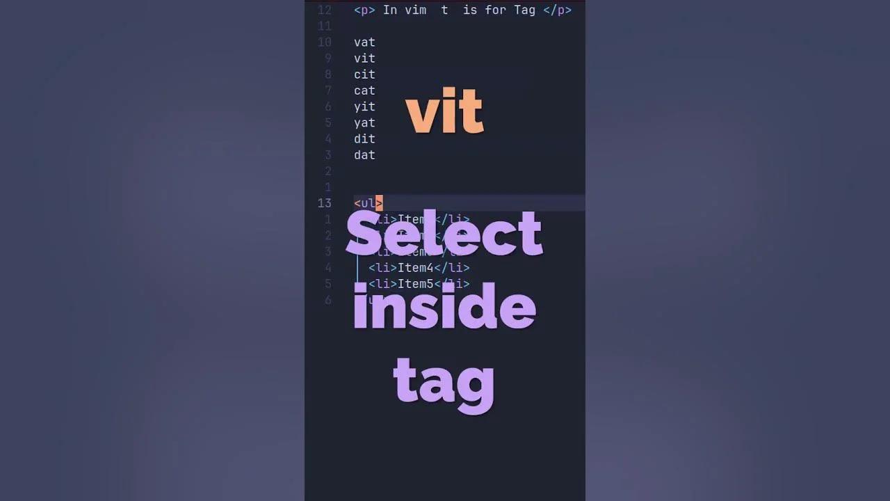 Vim Motion Part 1