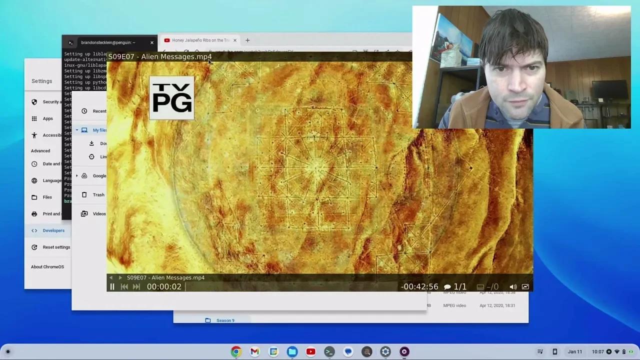 mpv Media Player on ChromeOS Flex
