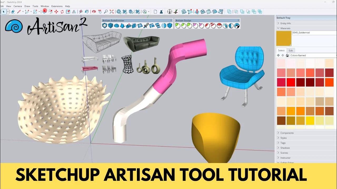 sketchup artisan tool tutorial / artisan tool complete tutorial
