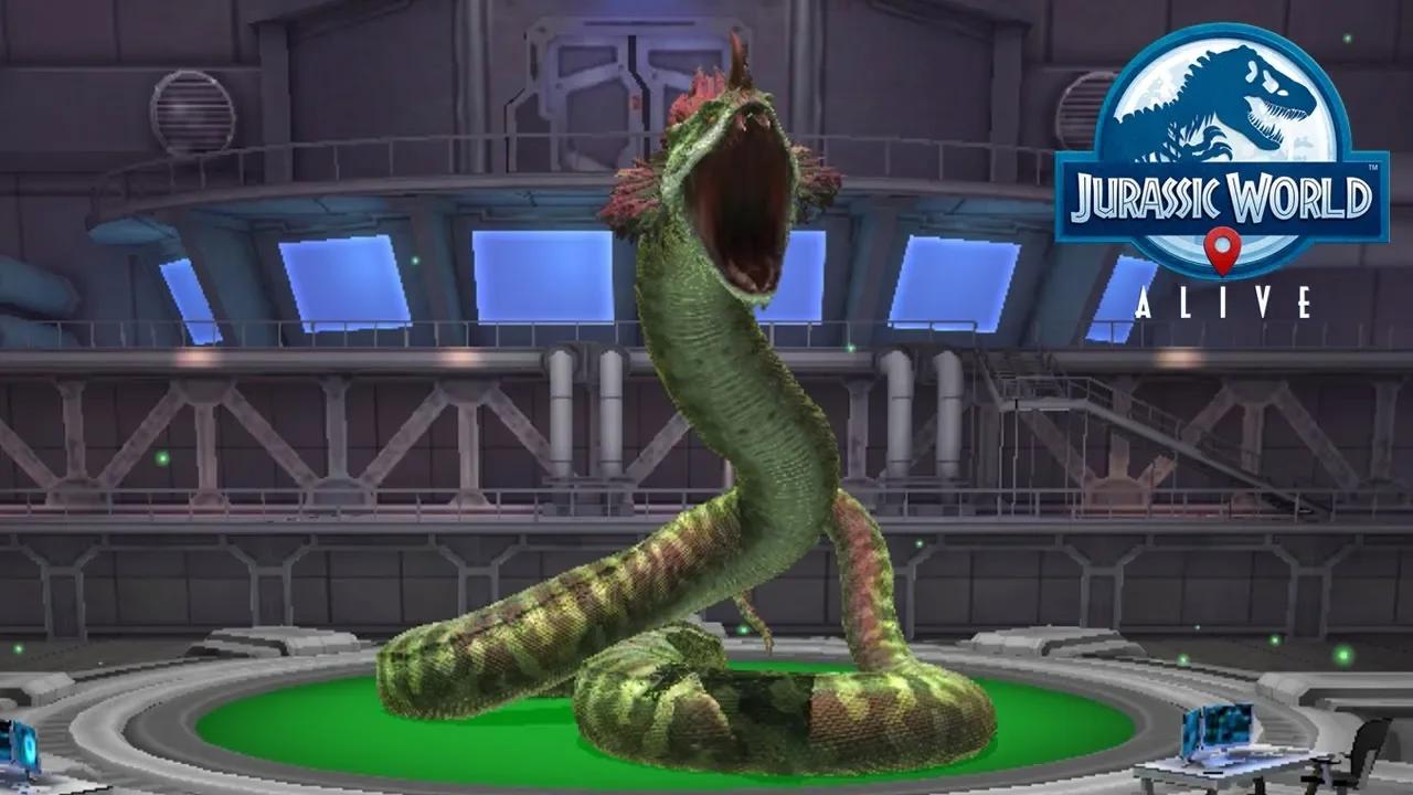 Jurassic World Alive - ¡Troodoboa Serpiente Basilisco!
