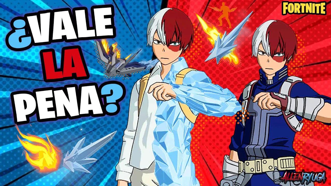🔥VALE LA PENA LA SKIN DE SHOTO TODOROKI ️ | FORTNITE: GAMEPLAY Y REVIEW