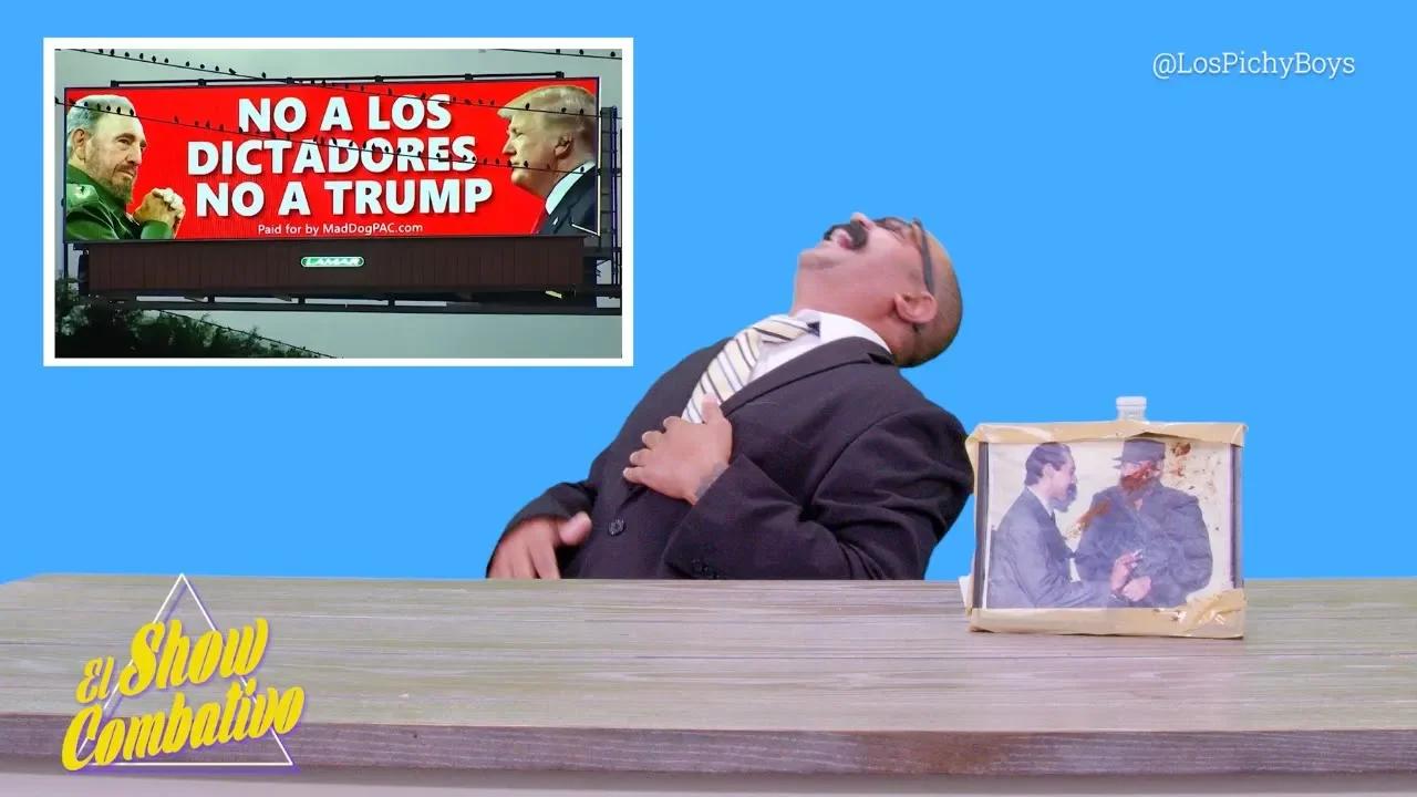 Serrano reacciona al cartel con su comandantico de menta en pleno Miami.