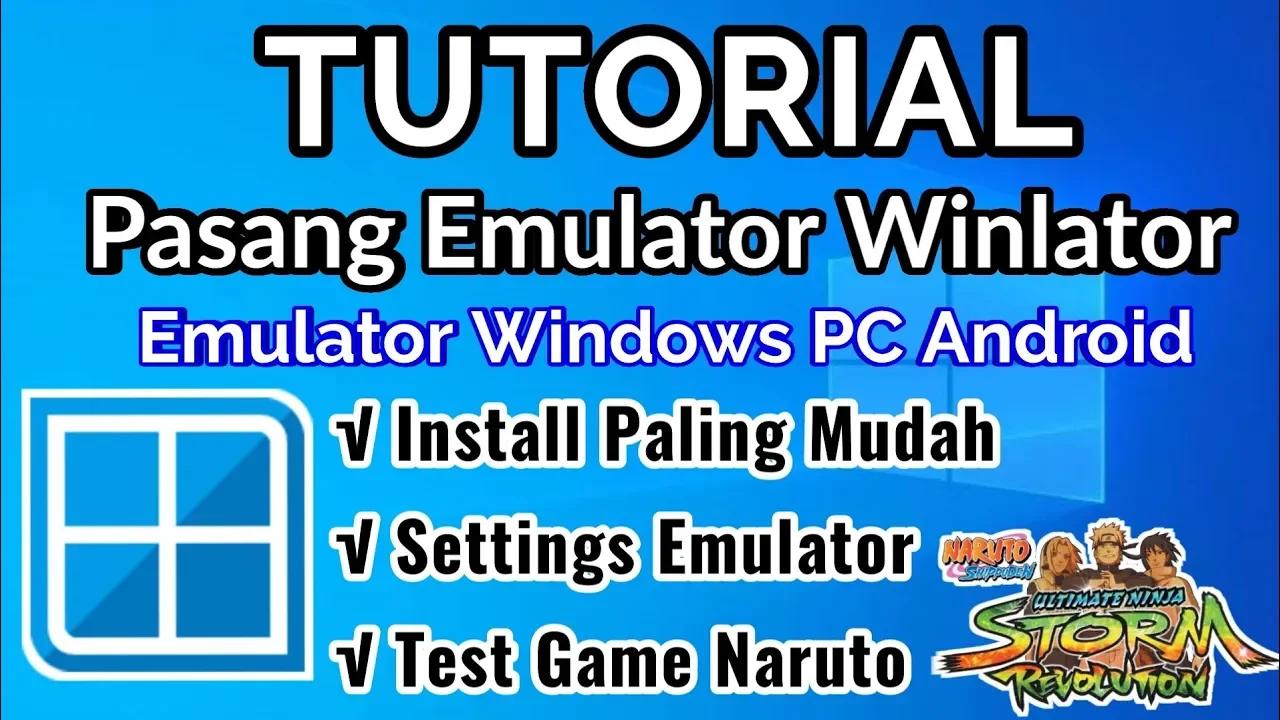 Tutorial Install Winlator Emulator PC Windows Di HP Android Paling Mudah