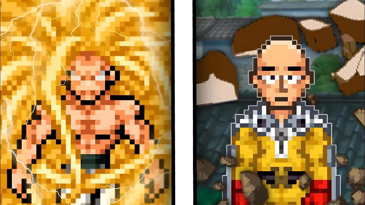 GOKU SSJ INFINITY VS TODAS AS VERSÕES DO SAITAMA NO MUGEN!!
